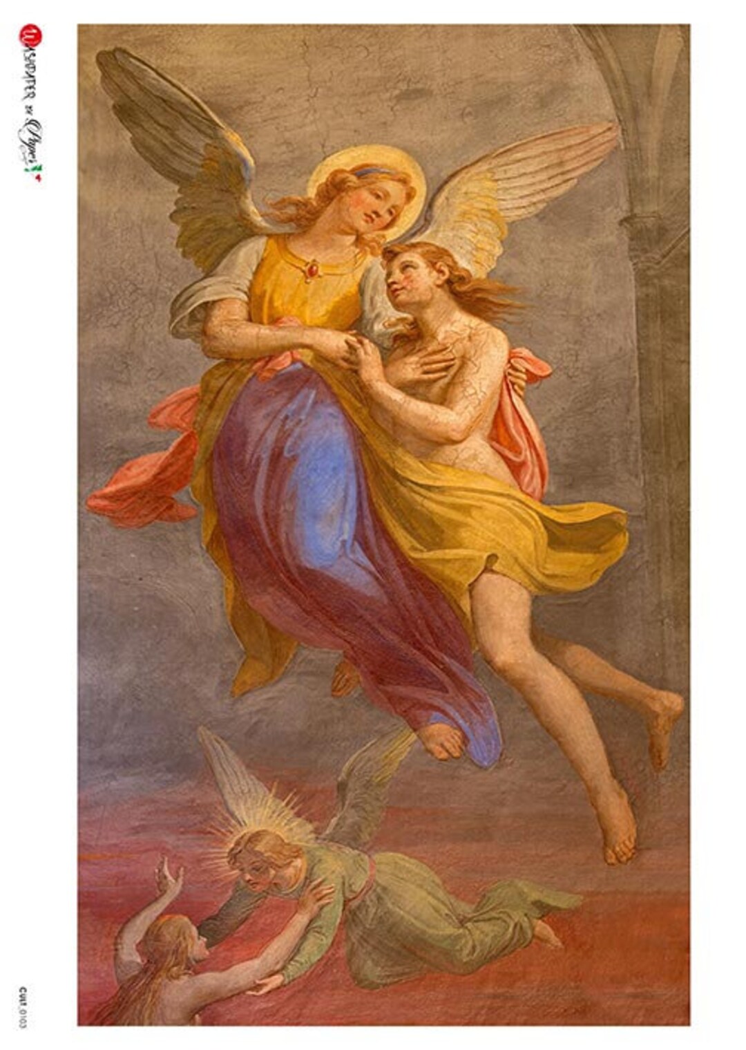 Paper Designs Rice Paper | Angels Rice Paper | A4 Rice Paper | Natural ...