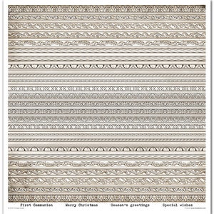 ITD Collection | Vintage Angel Single Sided Paper | 12x12 Paper | Card ...