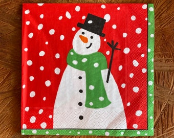 Leon the Snowman - Etsy