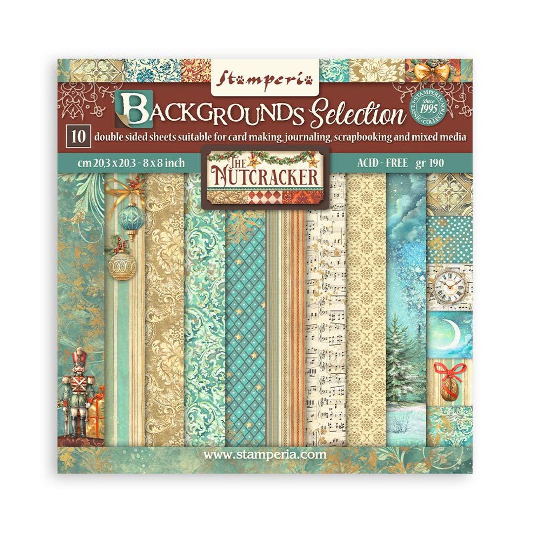 Stamperia | the Nutcracker Background 8x8 Scrapbooking Pad | Double ...