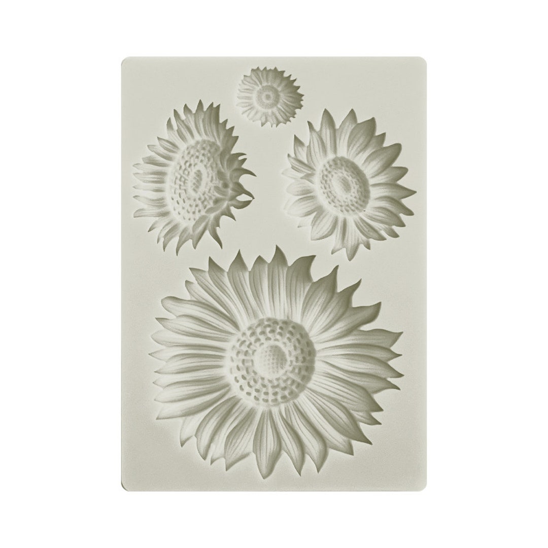 Stamperia | Sunflower Art A6 Silicone Mould | KACM09 | Sunflower Mold ...