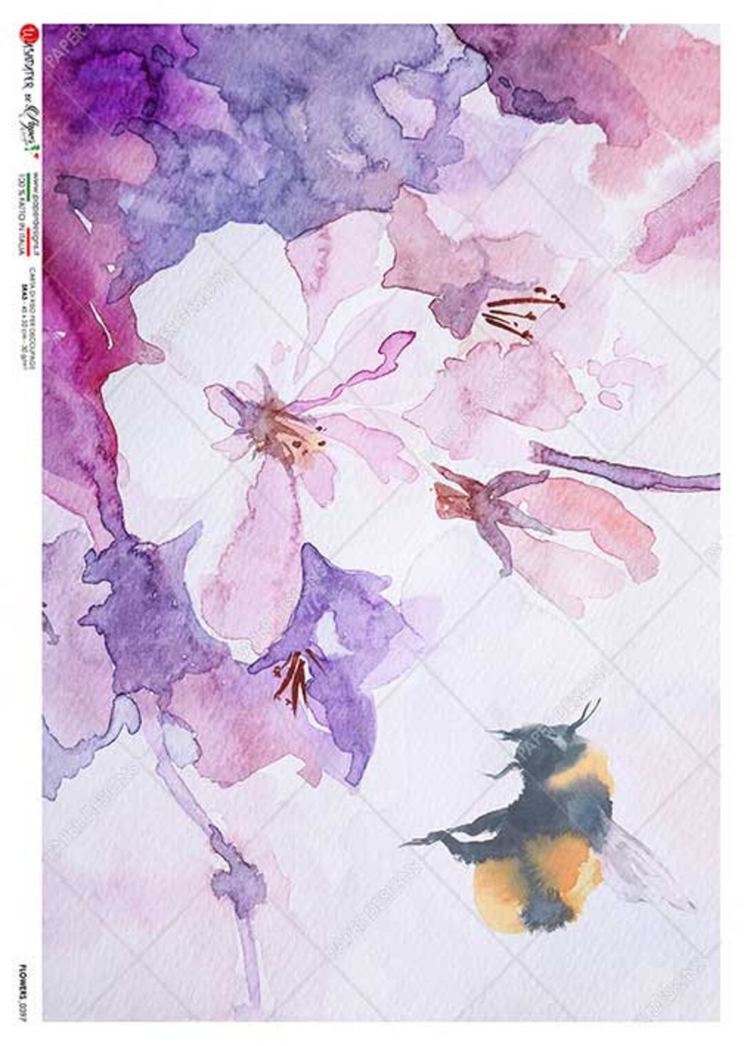 Paper Designs Rice Paper | Flowers Rice Paper | A4 Rice Paper | Natural ...