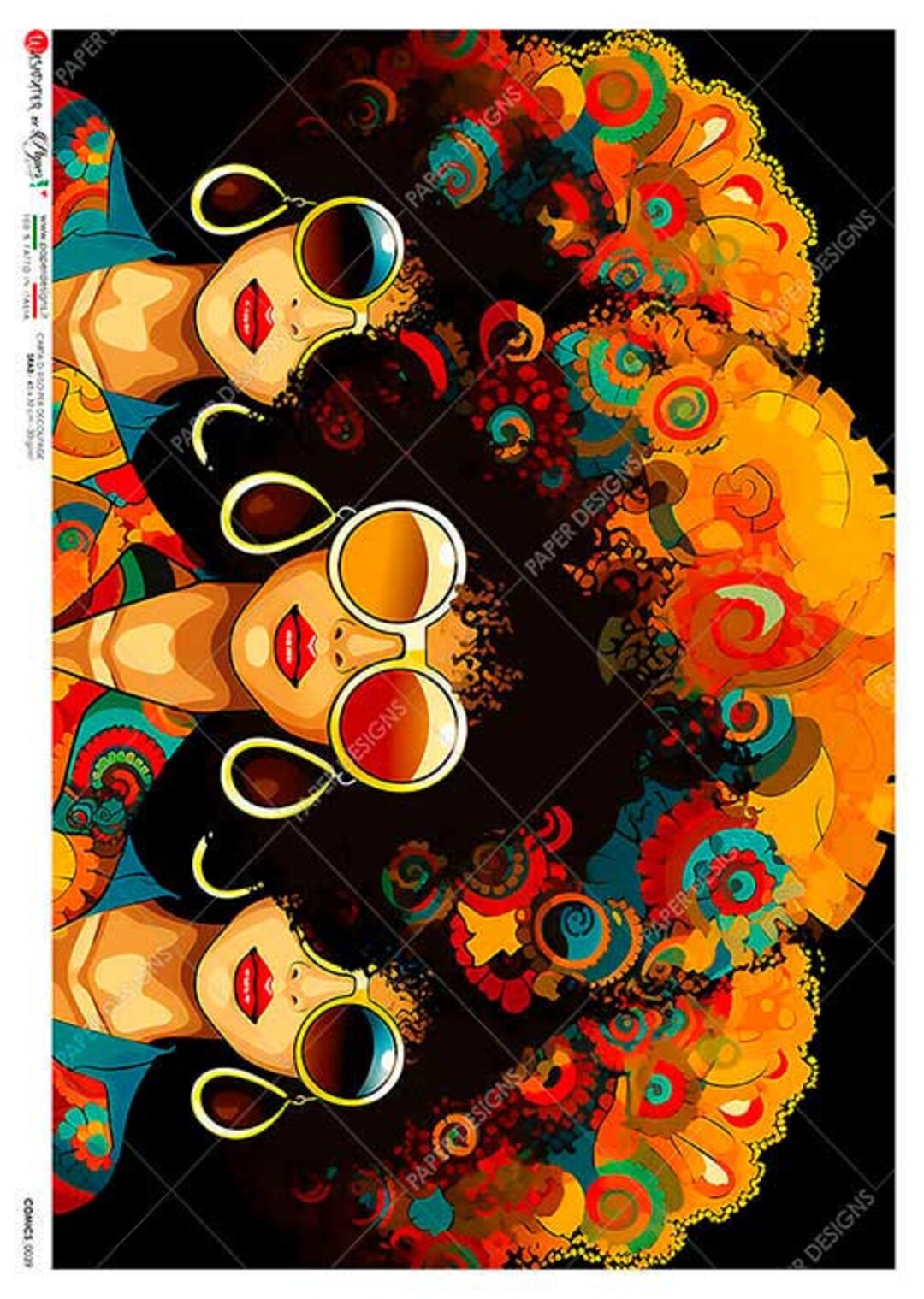 Paper Designs Rice Paper | Girls Rice Paper | A4 Rice Paper | Decoupage ...