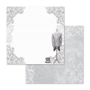 Stamperia Wedding Collection 12x12 Scrapbooking Paper | Double Sided ...
