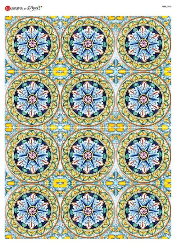 Paper Designs Rice Paper Tiles Rice Paper A4 Rice Paper - Etsy