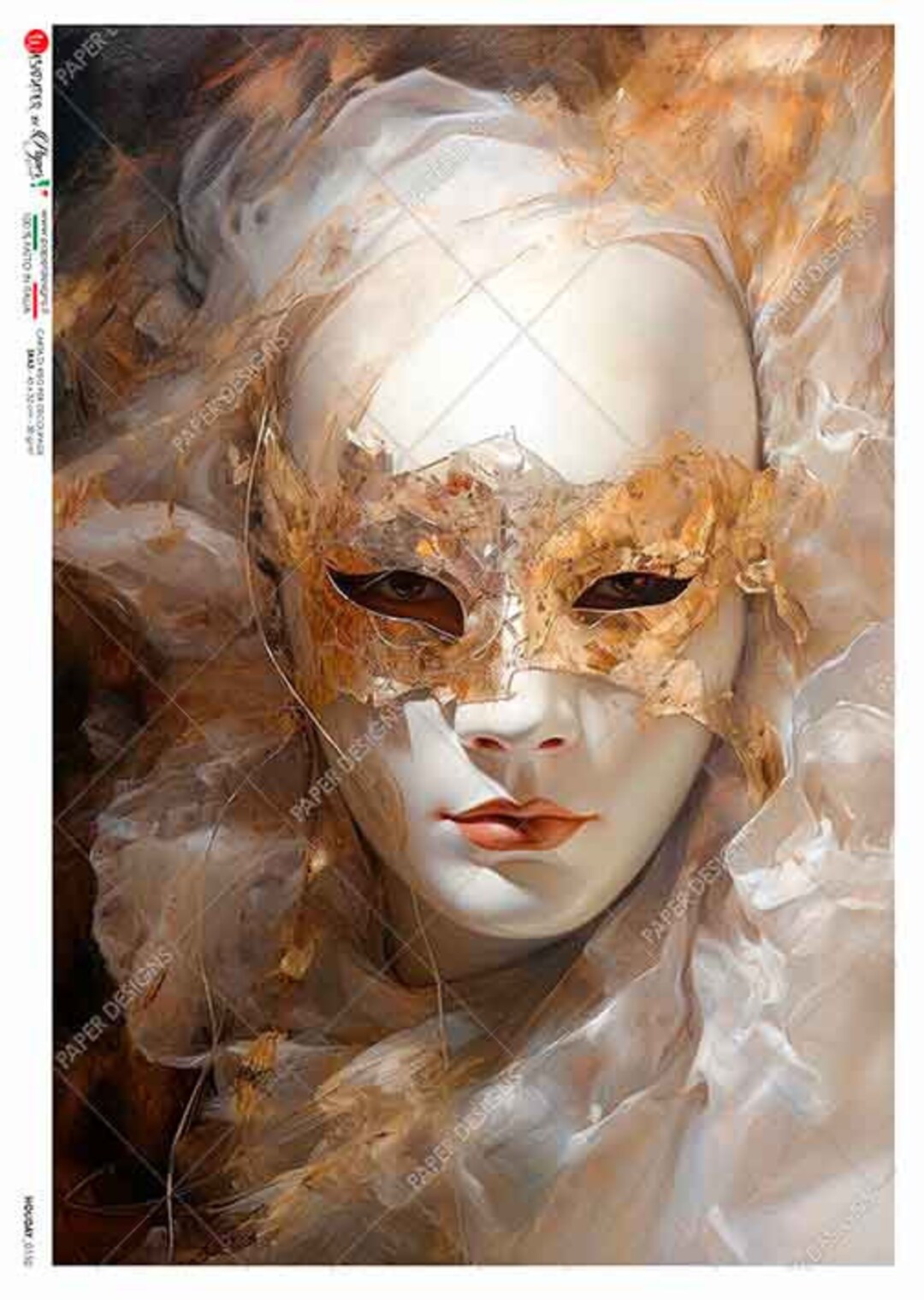 Paper Designs Rice Paper | Mask L Rice Paper | A4 Rice Paper | Natural ...
