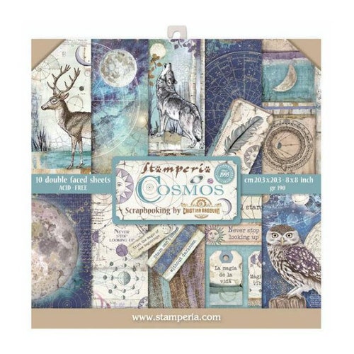 Stamperia Alchemy Collection 8x8 Scrapbooking Paper Double - Etsy