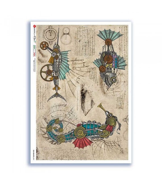 Paper Designs Rice Paper Old Objects Rice Paper A4 Rice - Etsy