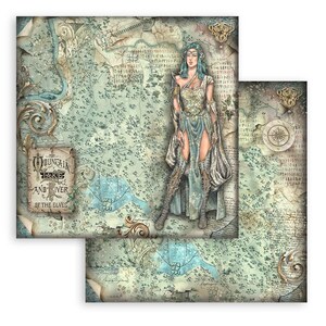 Stamperia Magic Forest Collection 12x12 Scrapbooking Paper Pad | Double ...