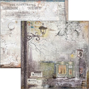 Ciao Bella London's Calling Paper Pad 12" X 12" | 12 Pages + 1 Free ...