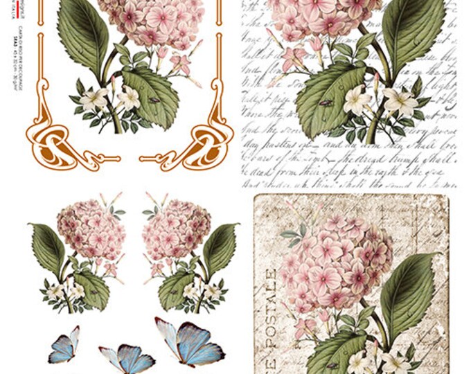 Paper Designs Rice Paper Flowers Flowers Rice Paper A4 | Etsy