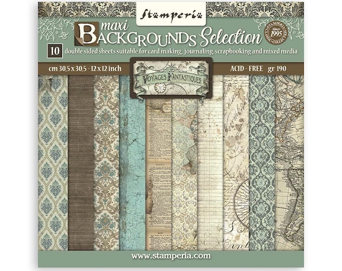 Stamperia Wedding Collection 12x12 Scrapbooking Paper | Double Sided ...