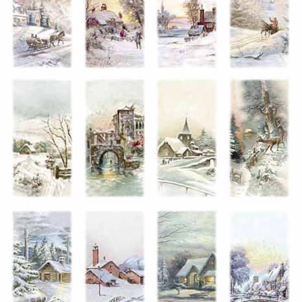 Winter Rice Paper - Etsy