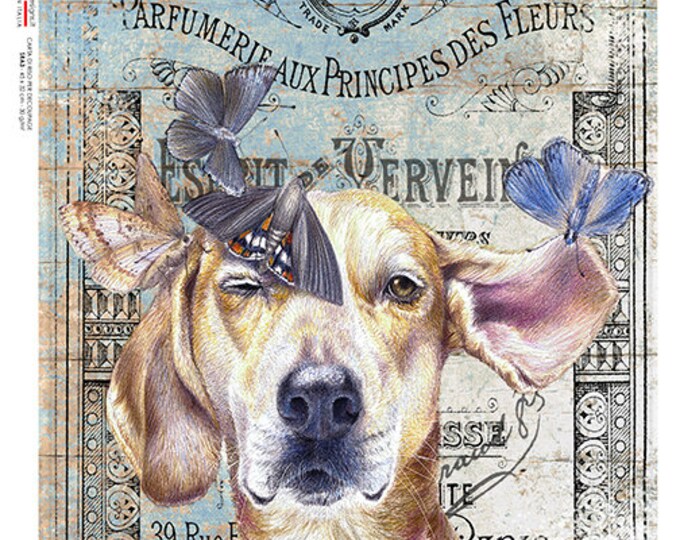 Paper Designs Rice Paper Dog Rice Paper A4 Rice Paper - Etsy
