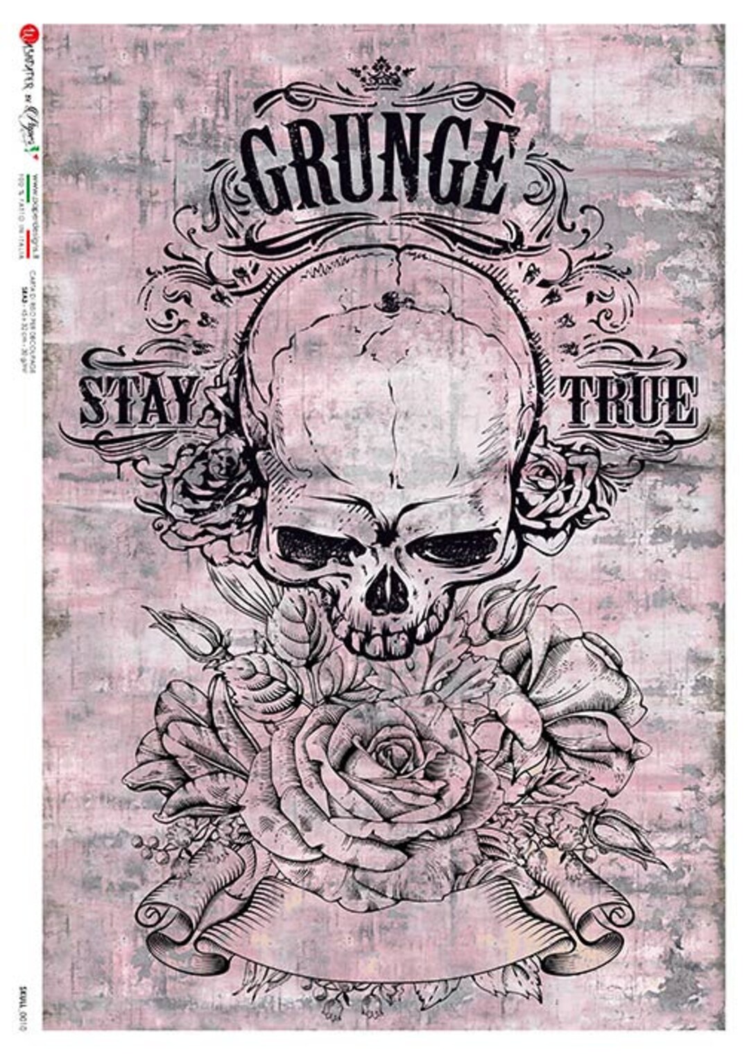 Paper Designs Rice Paper | Skull Rice Paper | A4 Rice Paper | Natural ...