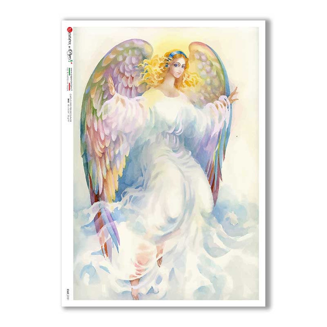Paper Designs Rice Paper | Angels Rice Paper | A4 Rice Paper | Natural ...