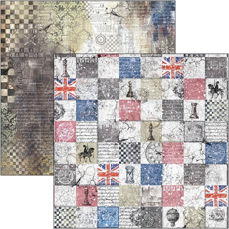 Ciao Bella London's Calling Pattern Paper Pad 12 X - Etsy
