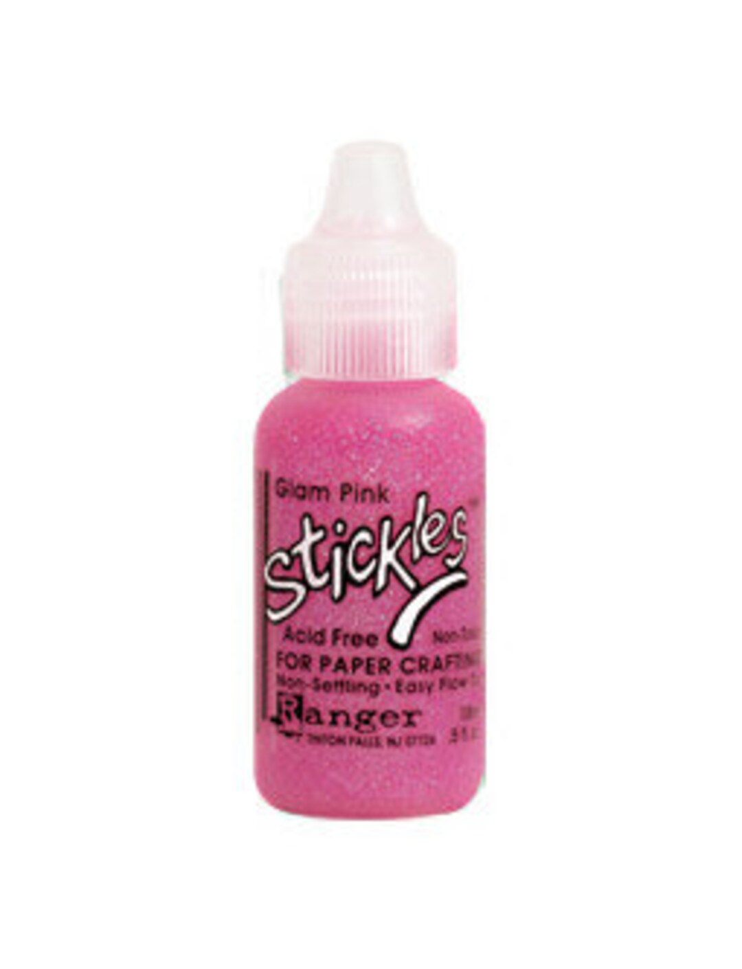 Ranger Stickles Glitter Glue GLAM PINK Stickles Glitter .5 Fl Oz ...