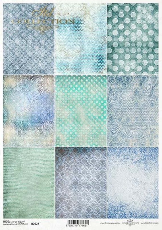 ITD Collection Four Elements Water A4 Rice Paper - Etsy