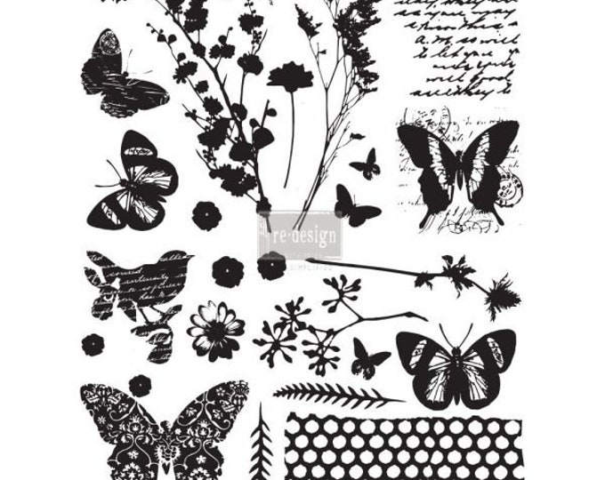 Redesign With Prima® Redesign Adhesive Transfer PAPILLON 1 Sheet 17 X ...