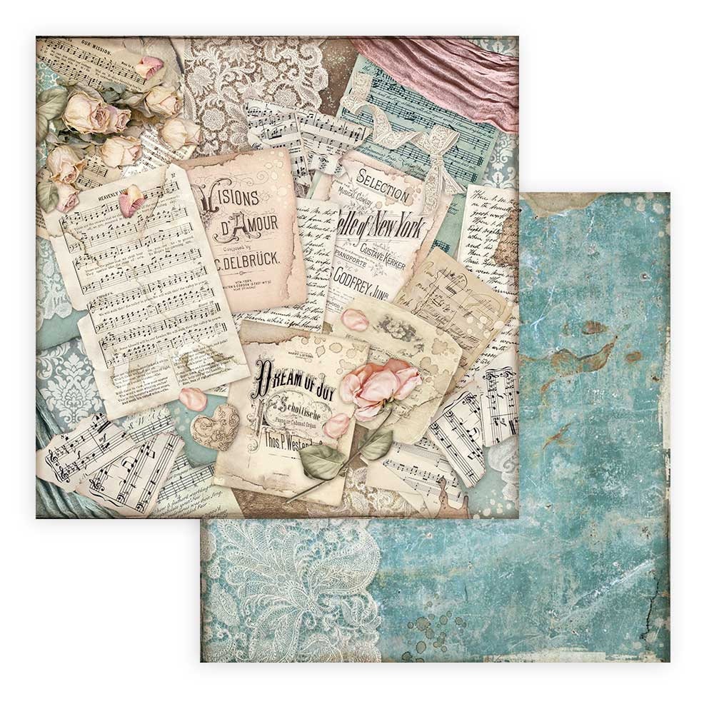 Stamperia Passion Collection 8x8 Scrapbooking Paper Double - Etsy