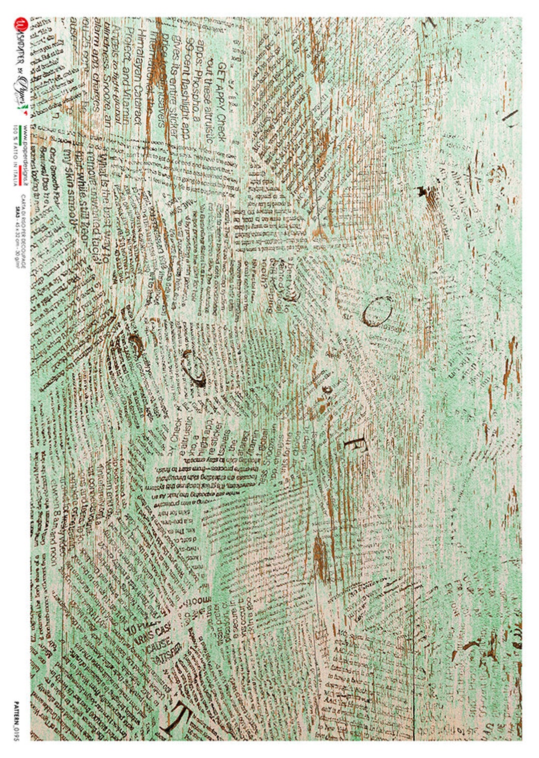 Paper Designs Rice Paper | Pattern Rice Paper | A4 Rice Paper | Natural ...