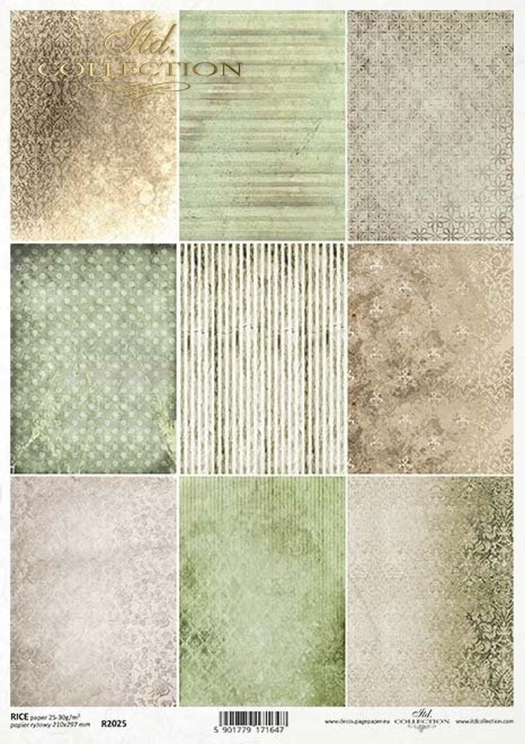 ITD Collection | Four Elements - Earth | A4 Rice Paper | Decoupage ...