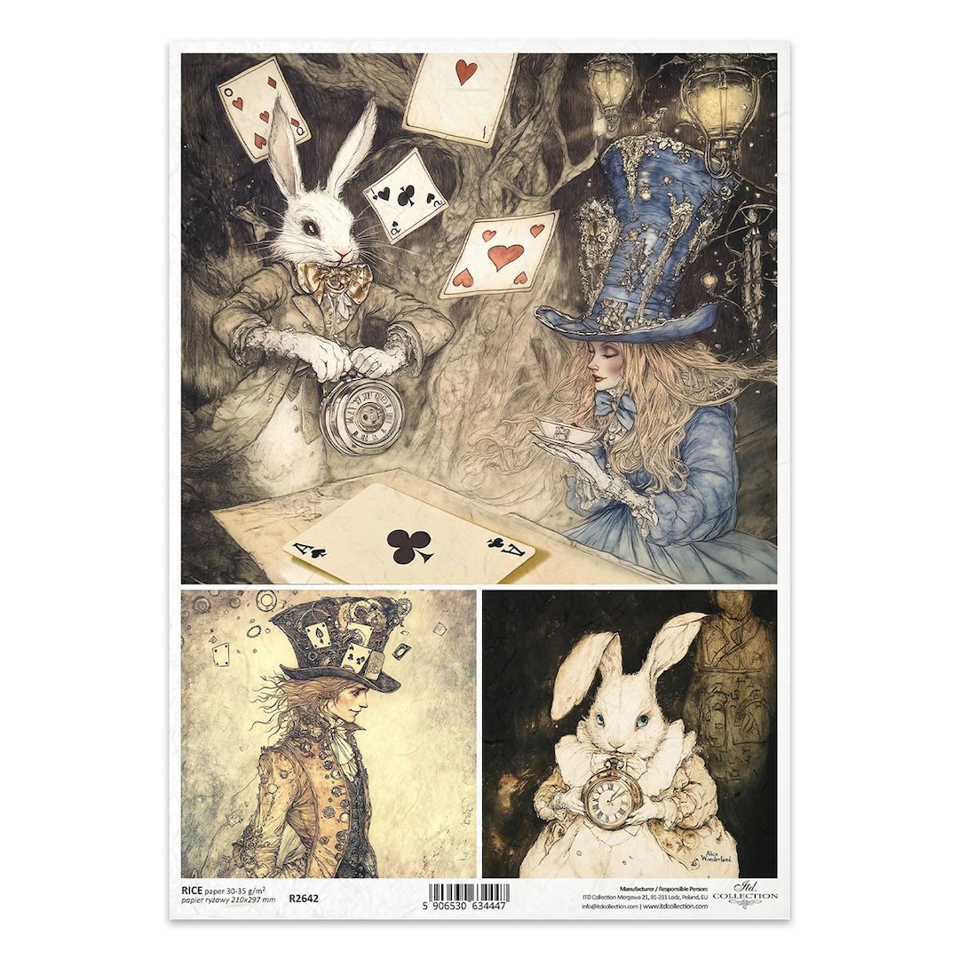 ITD Collection Rice Paper | Alice Magic Collection | Alice in ...