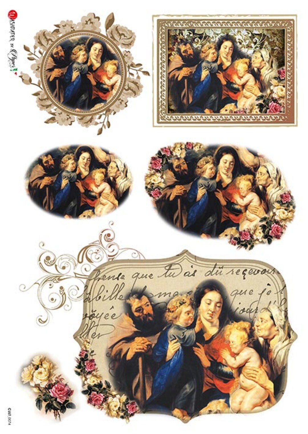 Paper Designs Rice Paper | Religious Rice Paper | A4 Rice Paper ...