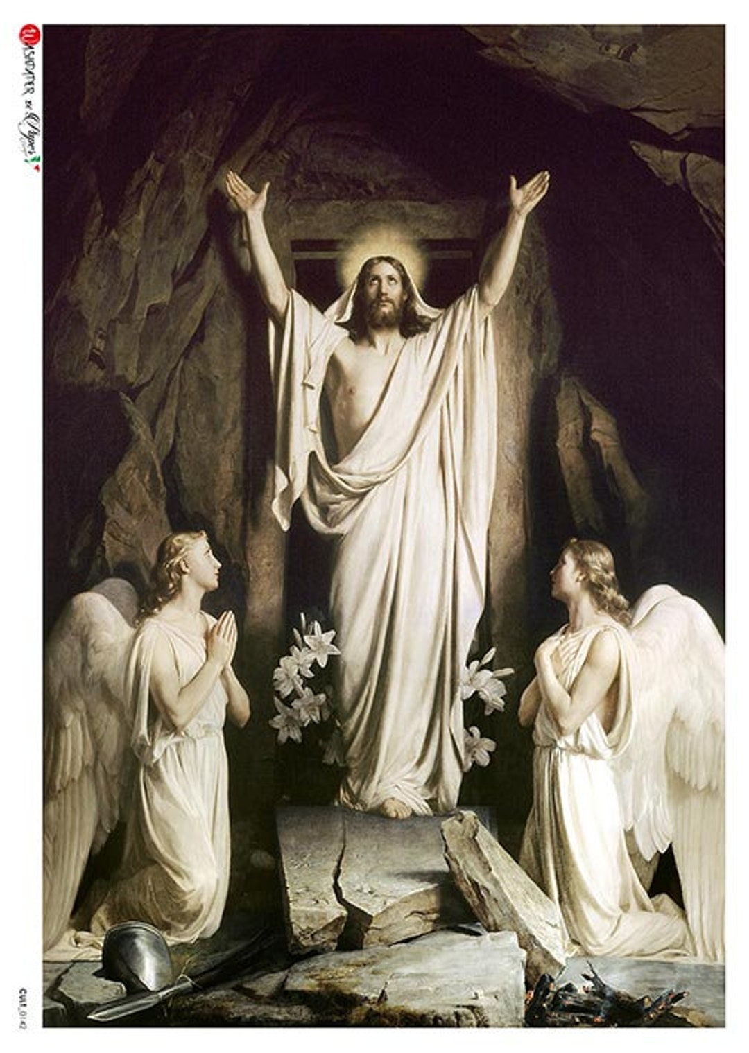 Paper Designs Rice Paper | Religious Jesus Rice Paper | A4 Rice Paper ...