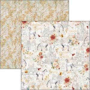 Ciao Bella Reign of Grace Pattern Paper Pad 12" X 12" | 8 Pages | Made ...
