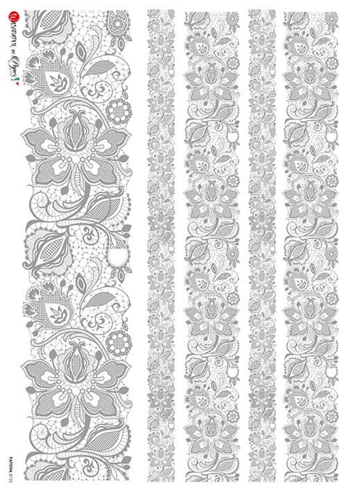 Paper Designs Rice Paper Patterns Rice Paper A4 Rice Paper | Etsy