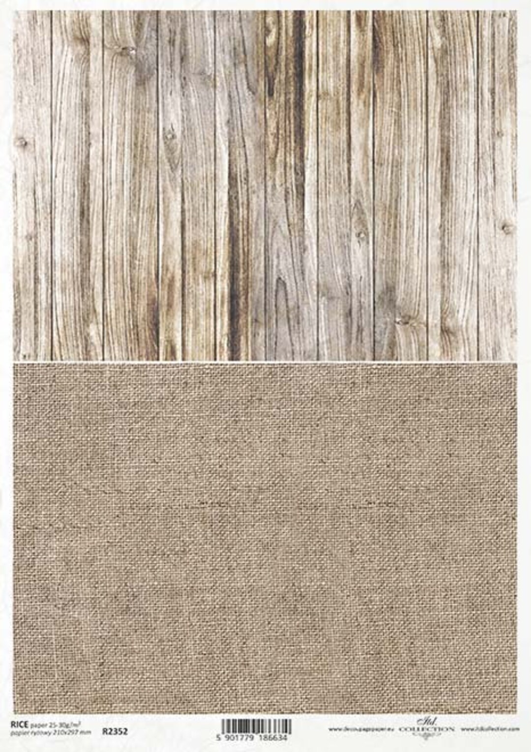 ITD Collection | Early Spring Rice Paper | Linen and Wood | A4 Rice ...