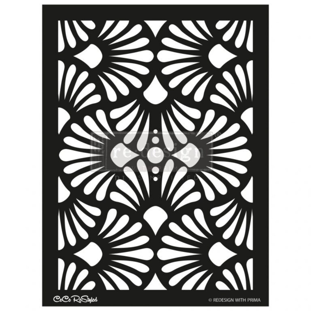 Redesign With Prima® Redesign Stencils CECE MODERN DECO - Etsy