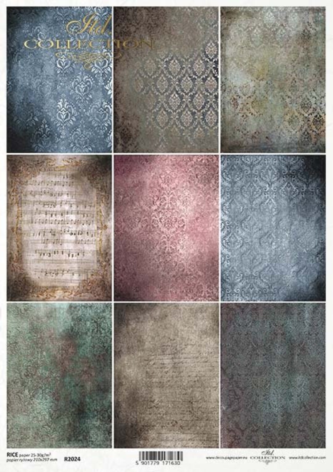 ITD Collection | Gothic Stories 2 | A4 Rice Paper | Decoupage Paper ...