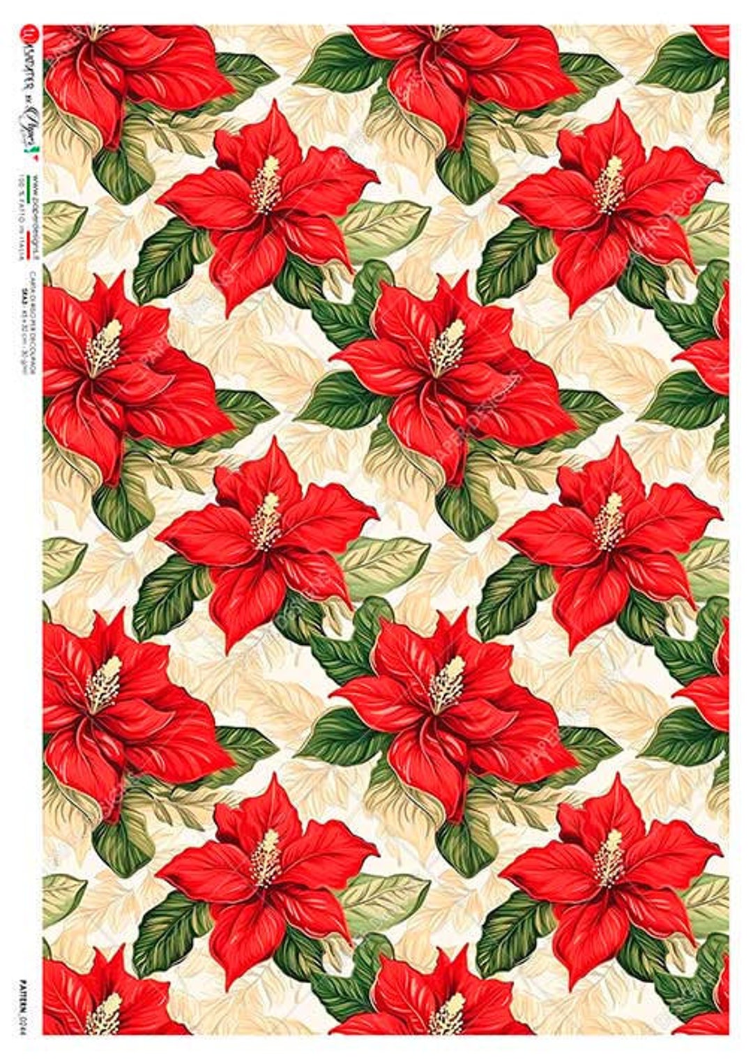 Paper Designs Rice Paper | Patterns Flowers Rice Paper | A4 Rice Paper ...