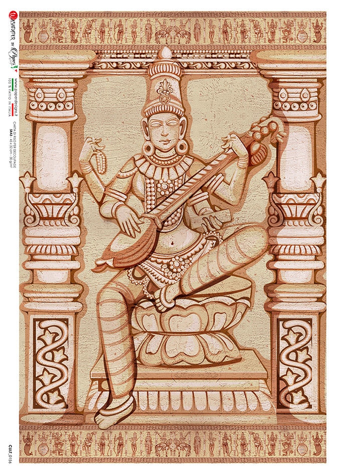 Paper Designs Rice Paper | Hindu Gods Rice Paper | A4 Rice Paper ...