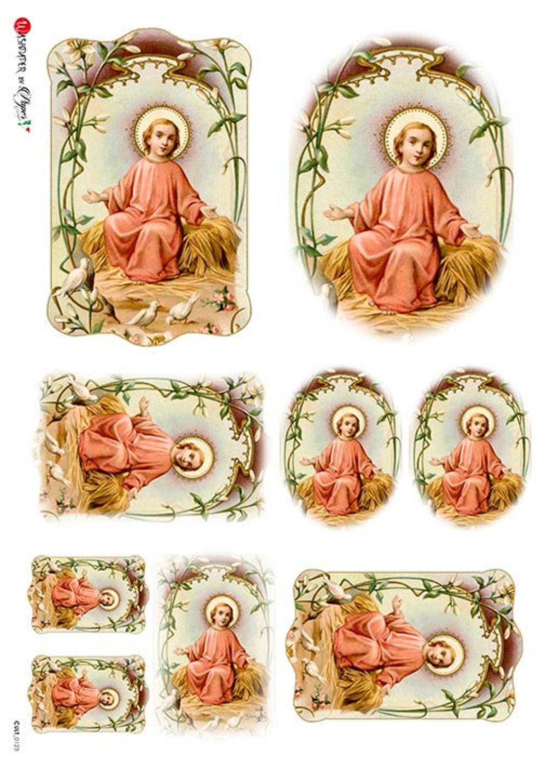 Paper Designs Rice Paper | Religious Rice Paper | A4 Rice Paper ...