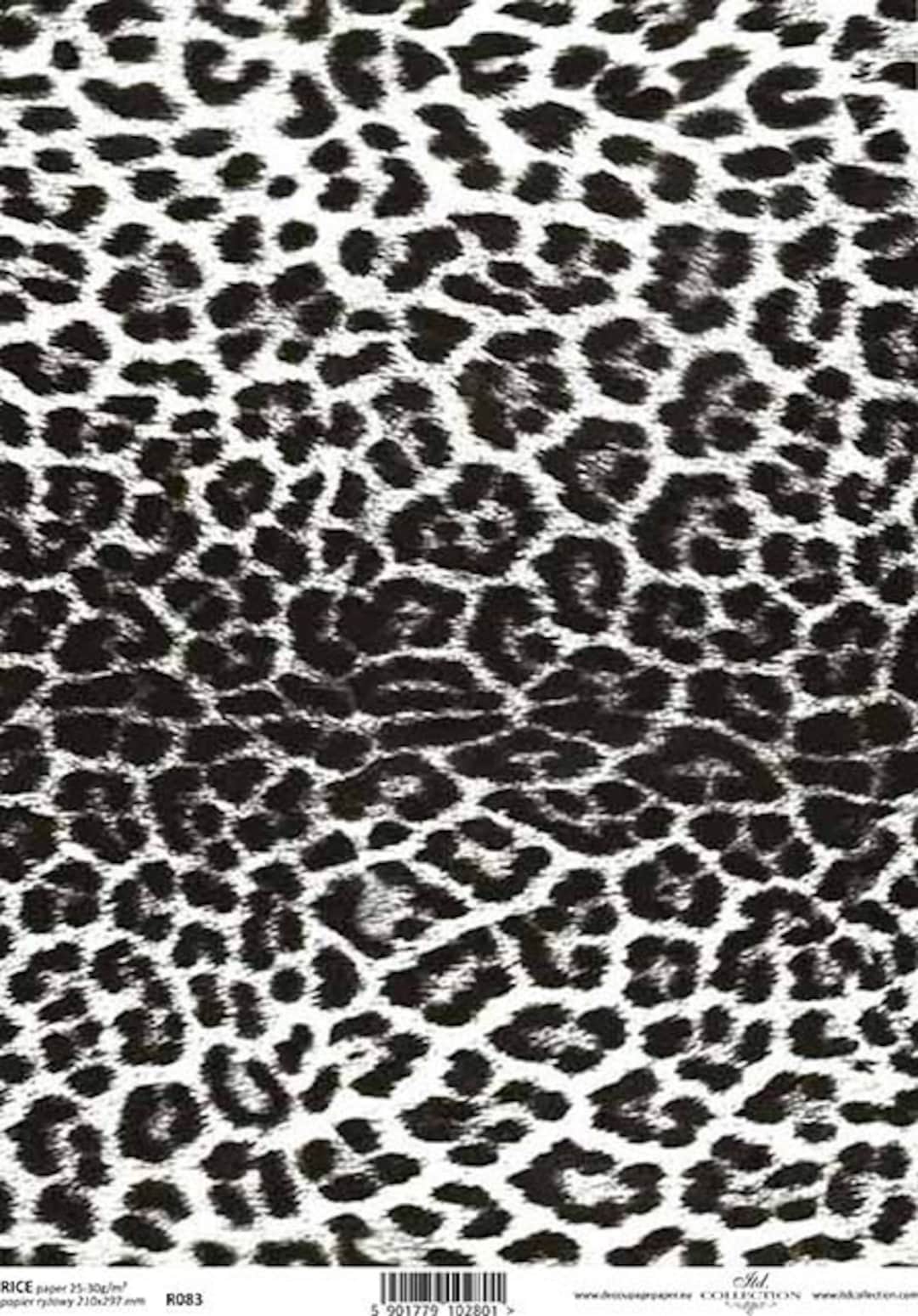 ITD Collection | Animal Print Rice Paper | A4 Rice Paper | Decoupage ...