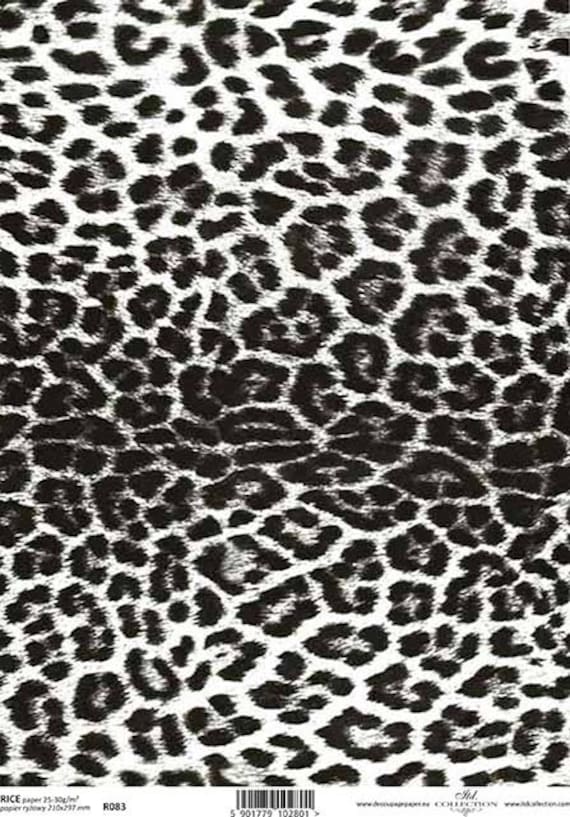ITD Collection Animal Print Rice Paper A4 Rice Paper - Etsy
