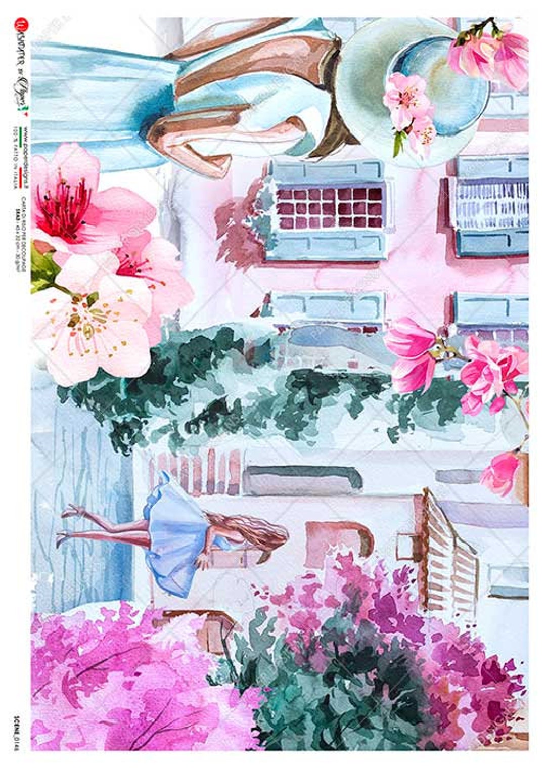Paper Designs Rice Paper | House Party Rice Paper | A4 Rice Paper ...