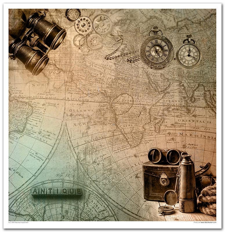 ITD Collection Nautical Expedition | Single Sided Paper | 12x12 Paper ...