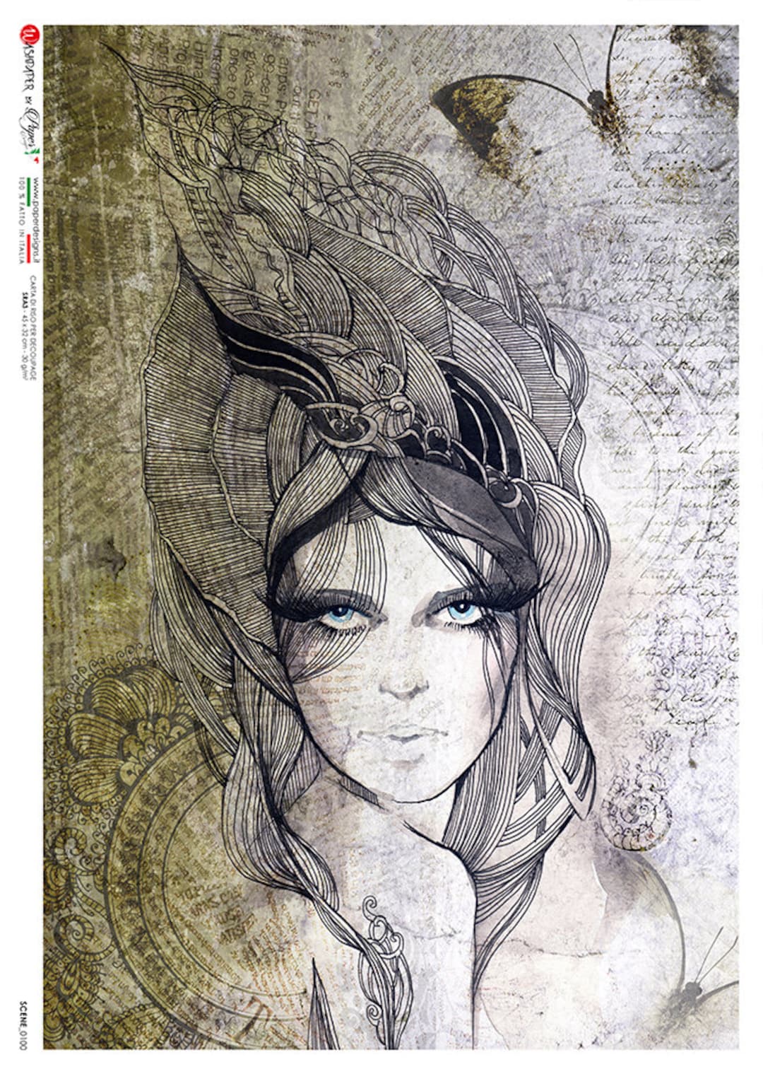 Paper Designs Rice Paper | Rice Paper | A4 Rice Paper | Natural Rice ...