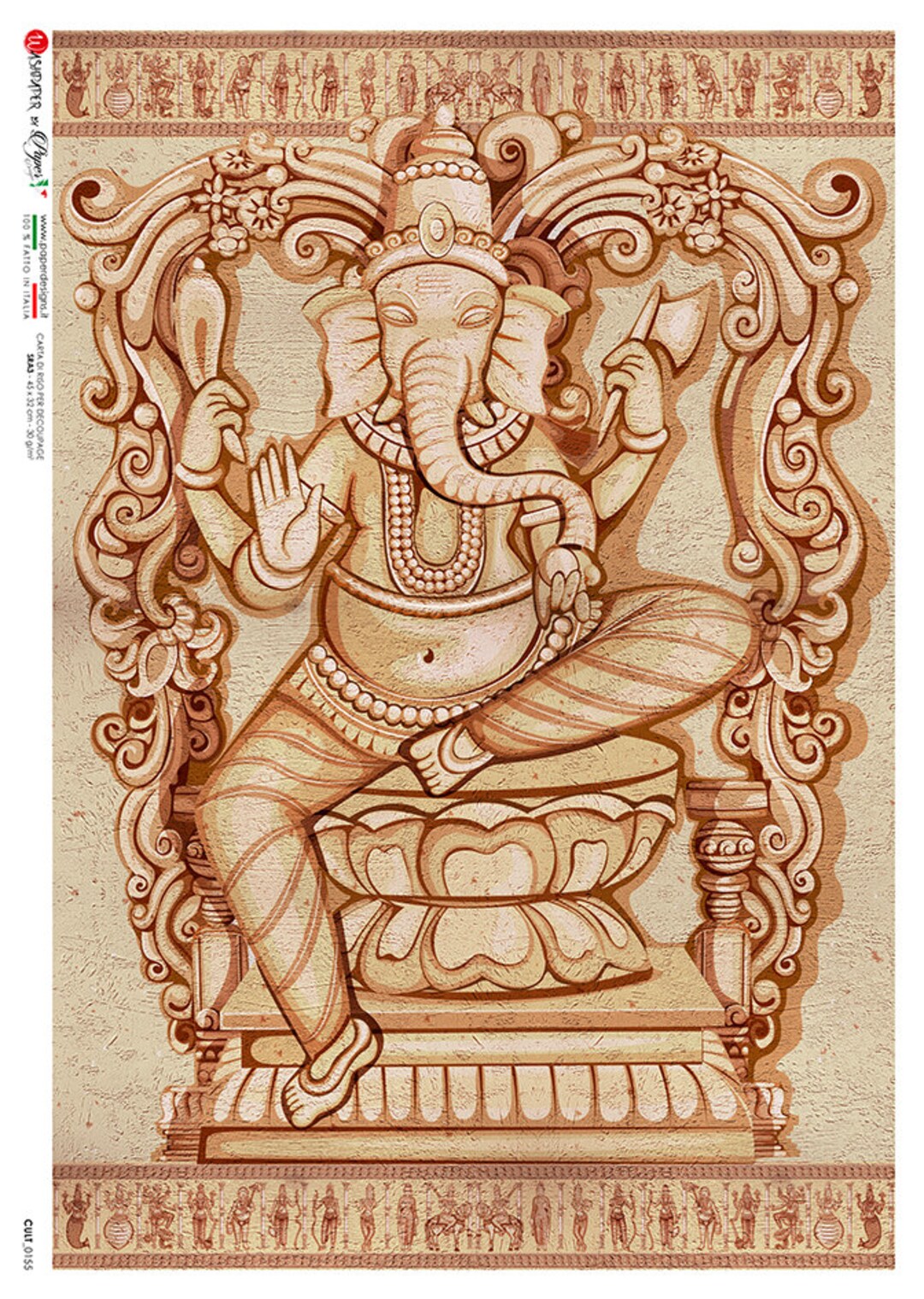 Paper Designs Rice Paper | Hindu Gods Rice Paper | A4 Rice Paper ...