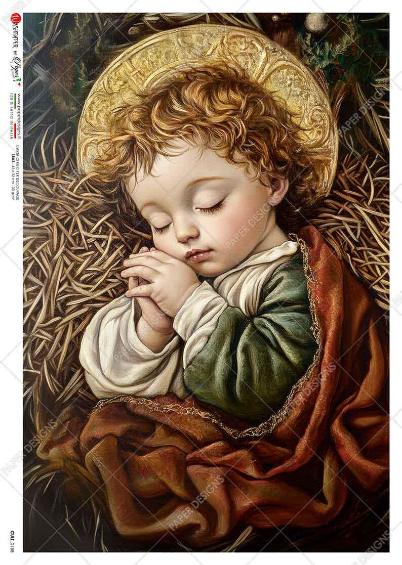 Paper Designs Rice Paper | Baby Jesus Rice Paper | A4 Rice Paper ...