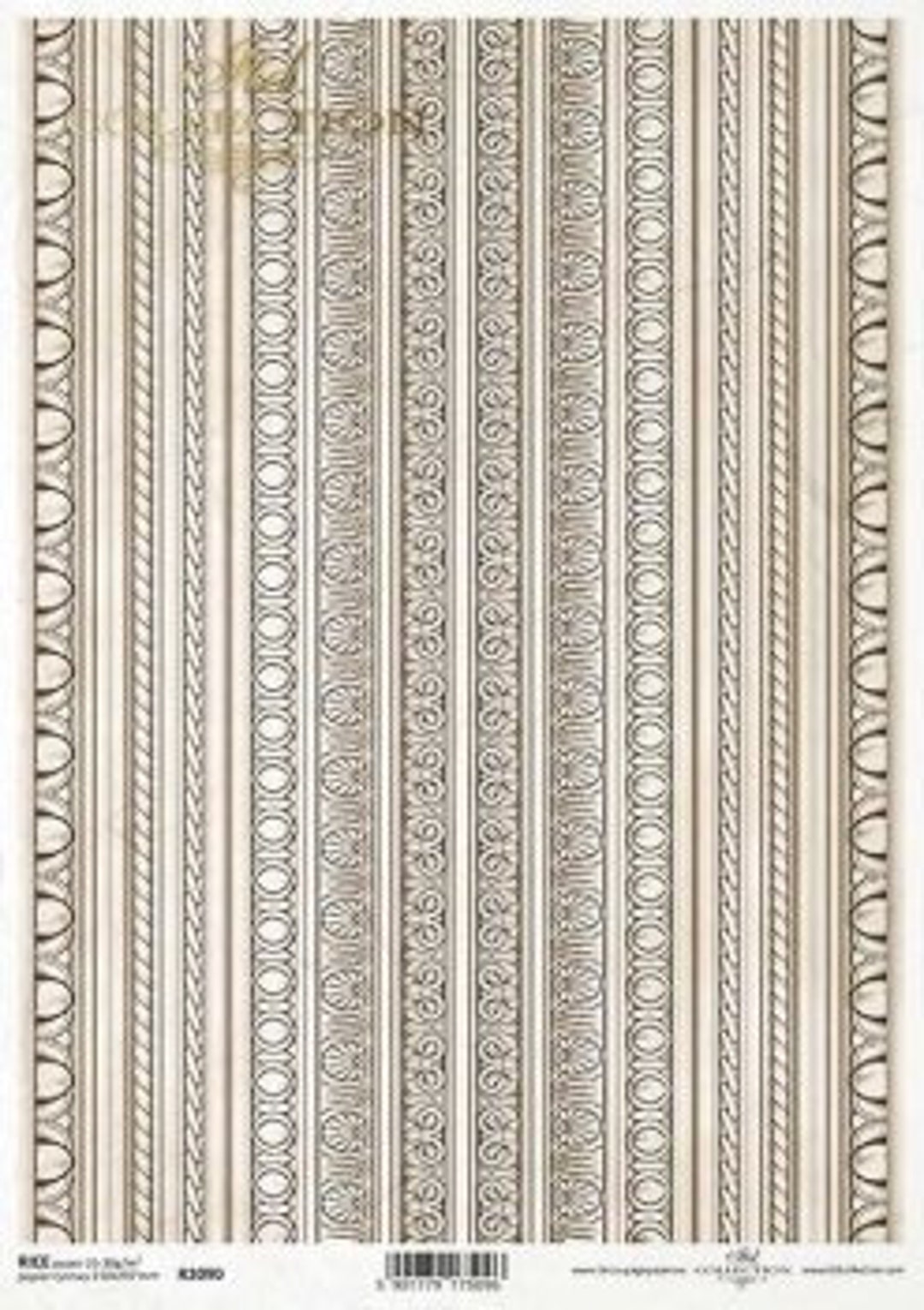 ITD Collection | Vintage Angels Borders Rice Paper | A4 Rice Paper ...