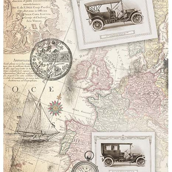 Decoupage Travel - Etsy