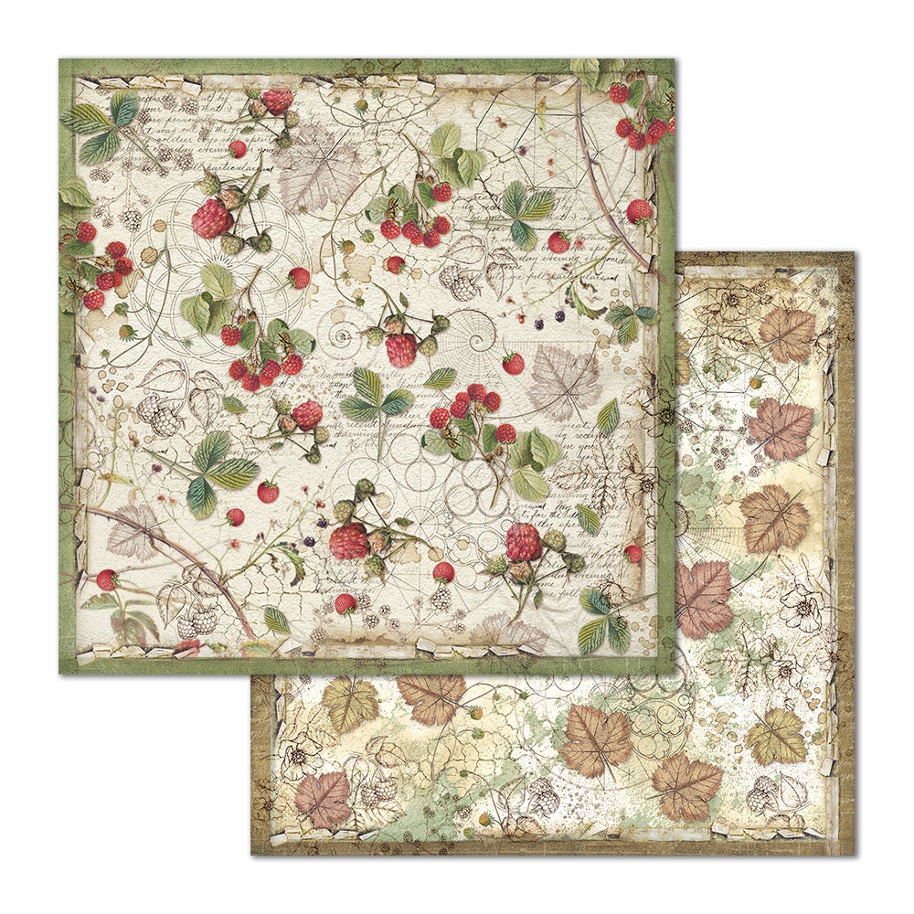 Stamperia Forest Collection 8x8 Scrapbooking Paper Double | Etsy