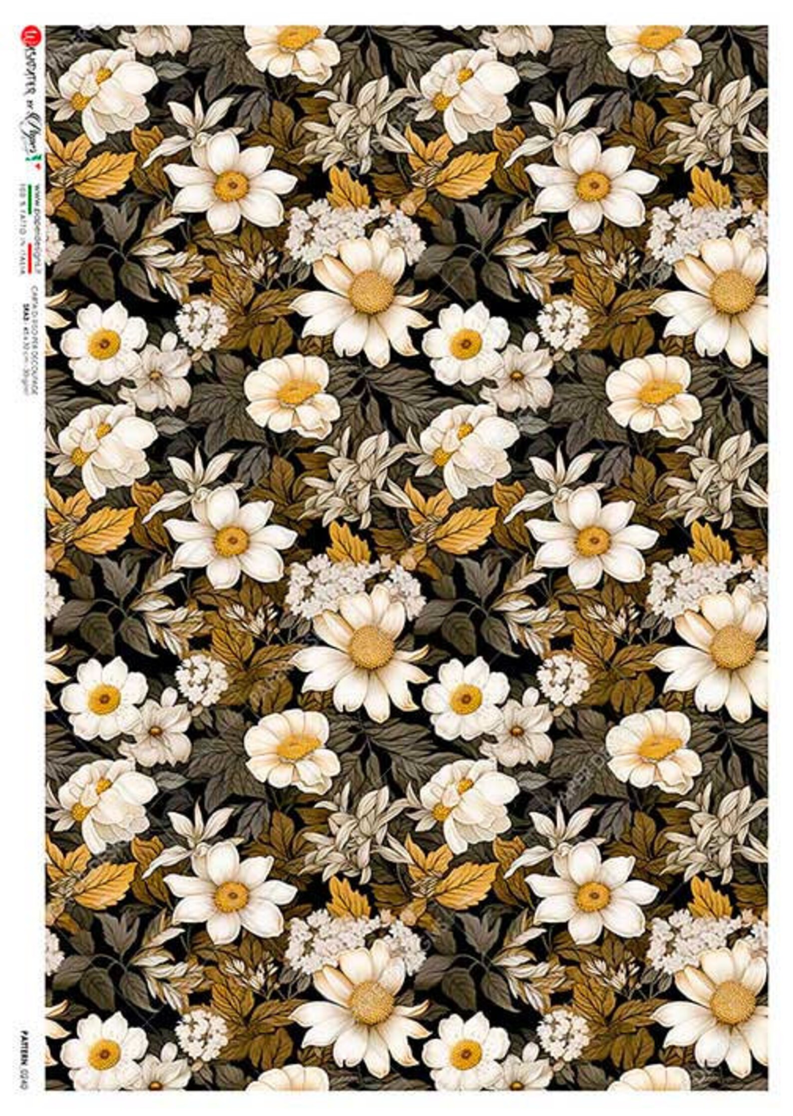 Paper Designs Rice Paper | Patterns Flowers Rice Paper | A4 Rice Paper ...
