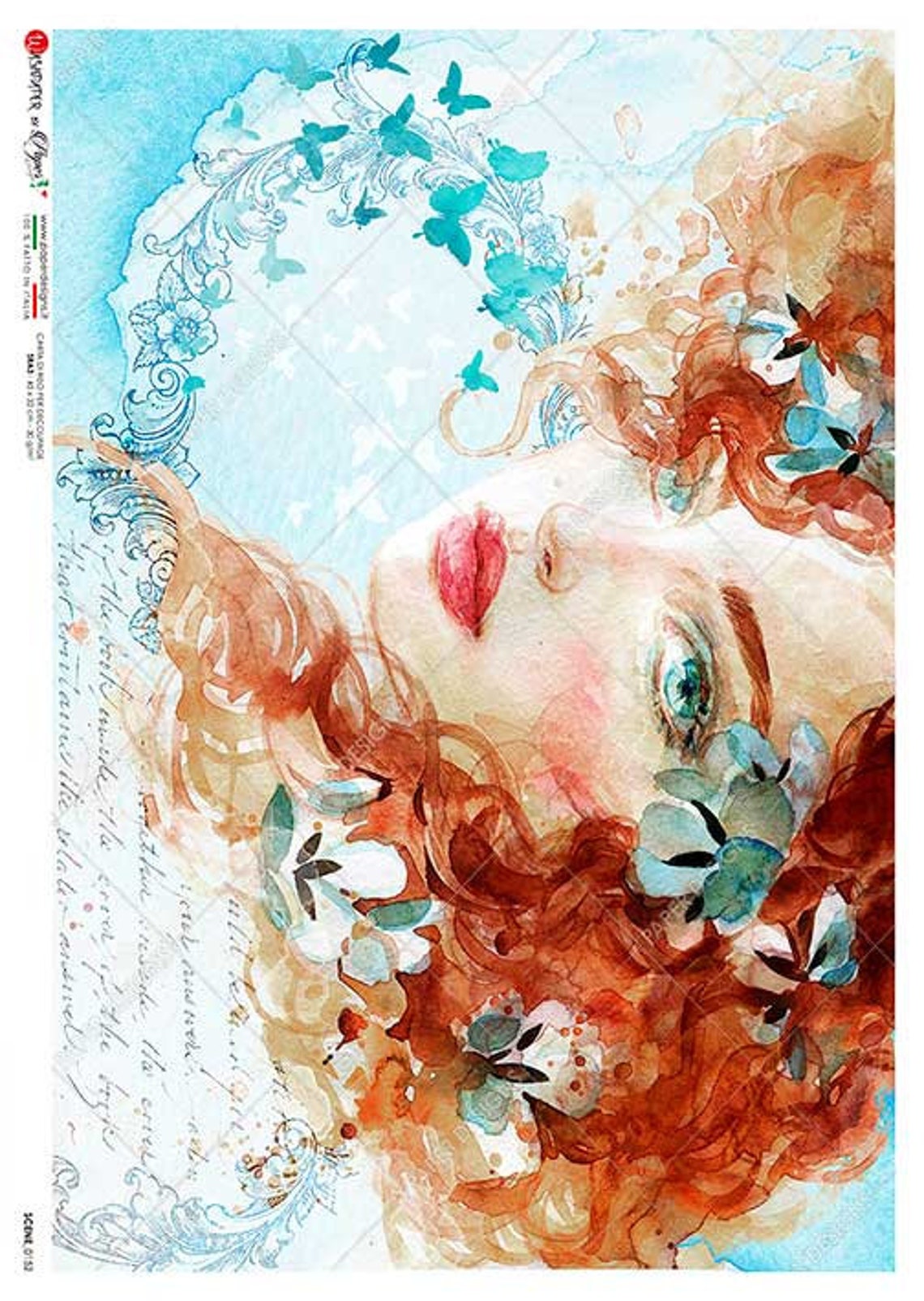Paper Designs Rice Paper | Portrait Rice Paper | A4 Rice Paper ...